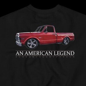 Custom 10 Chevy C10 Crew Neck Sweatshirt, Chevy C10, C10 Custom Truck ...