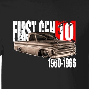 Chevy C10 First Generation, 1960-1966 C10 Custom Truck T-shirt - Etsy