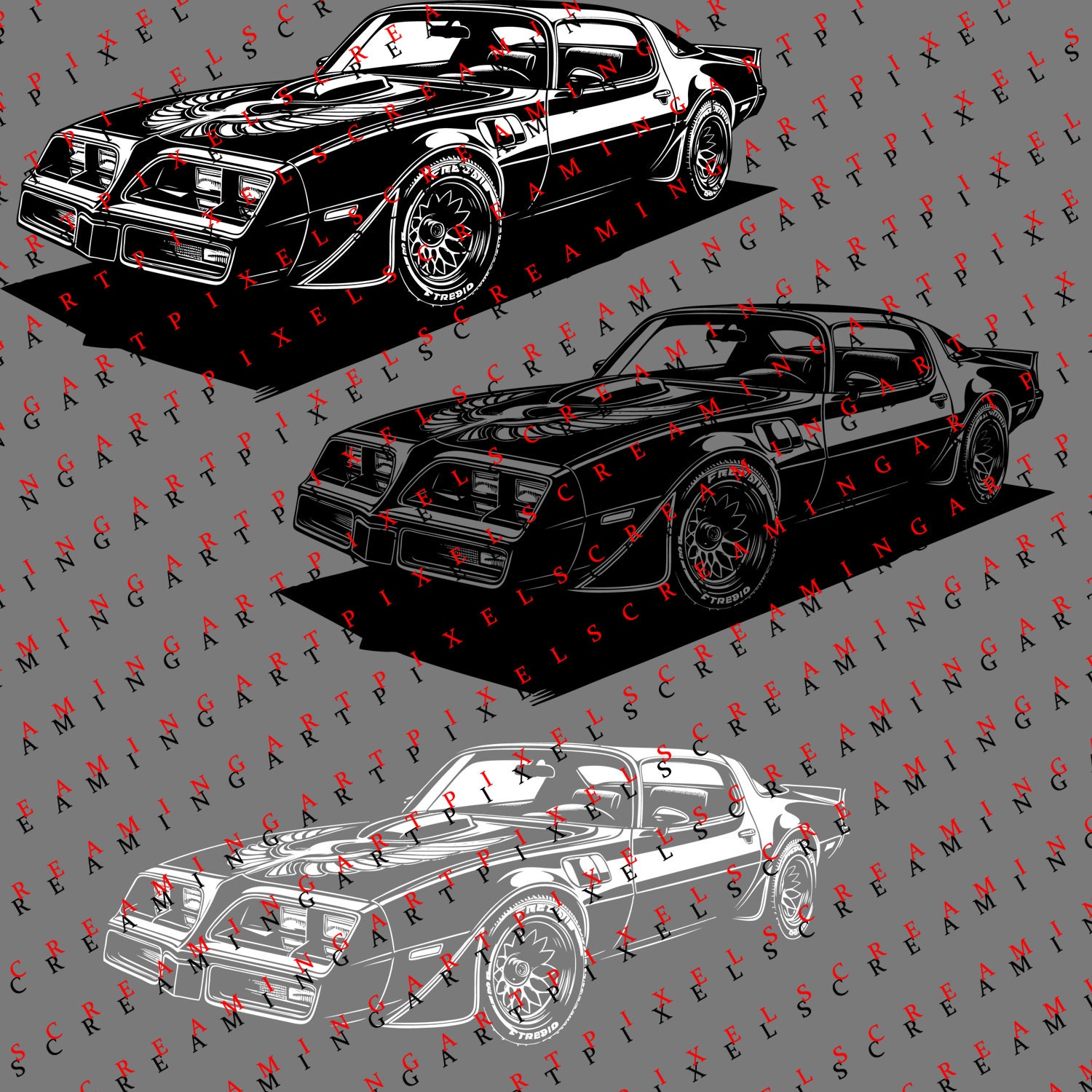 Pontiac Trans Am Digital File, Firebird Pontiac Png File, Firebird, PNG ...