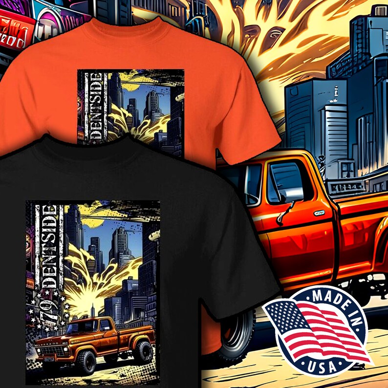 1979 Ford Dentside Truck Shirt, Highboy Classic Truck, Bricknose Truck ...