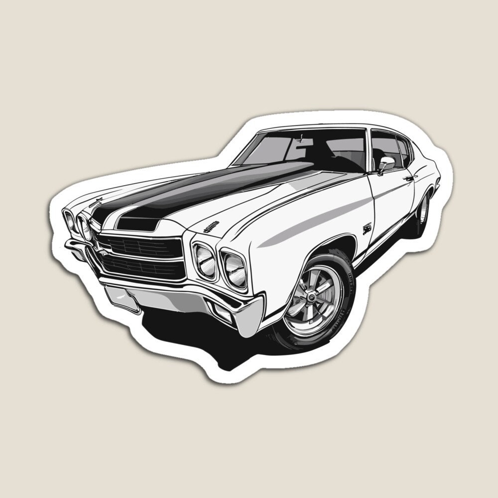 Chevy Chevelle SS, Chevelle Silhouette Digital File, Png & Svg File ...
