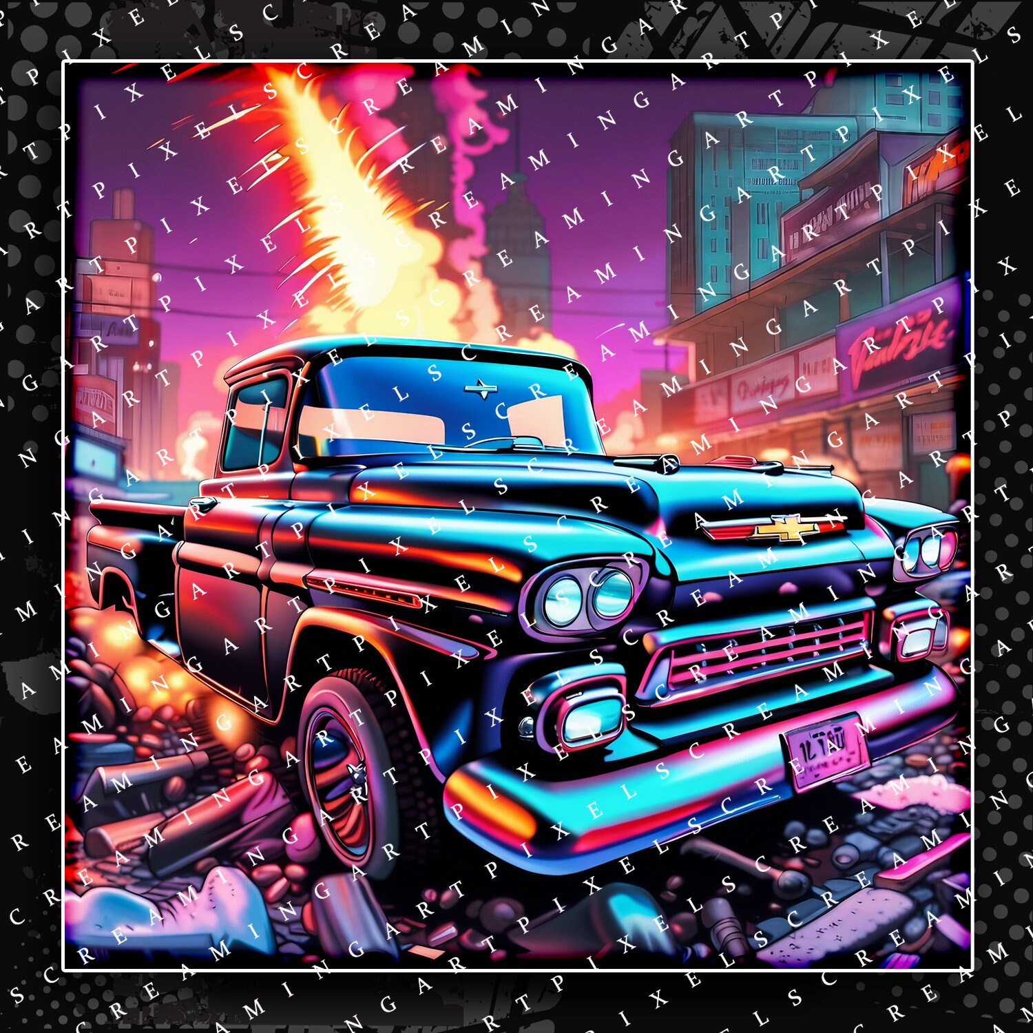 Chevy Apache 3100 Truck, Chevy C10, Squarebody Svg Png, Digital File 4 ...