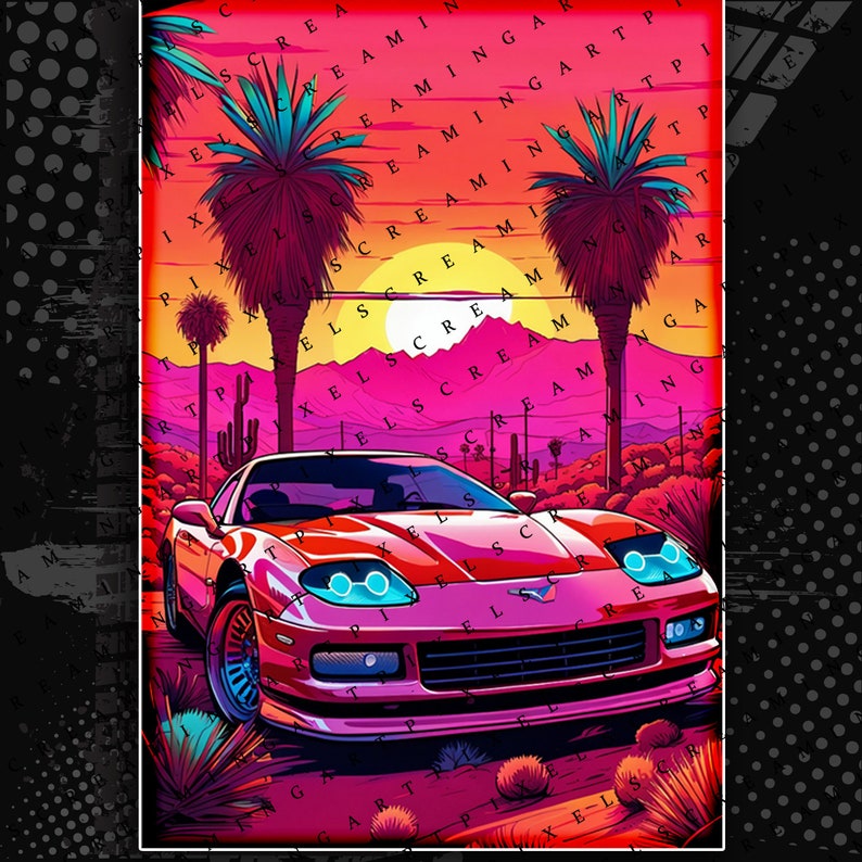 Chevy Corvette, C5, C6, Corvette Svg Png, Digital File 3 Pack, Desert ...