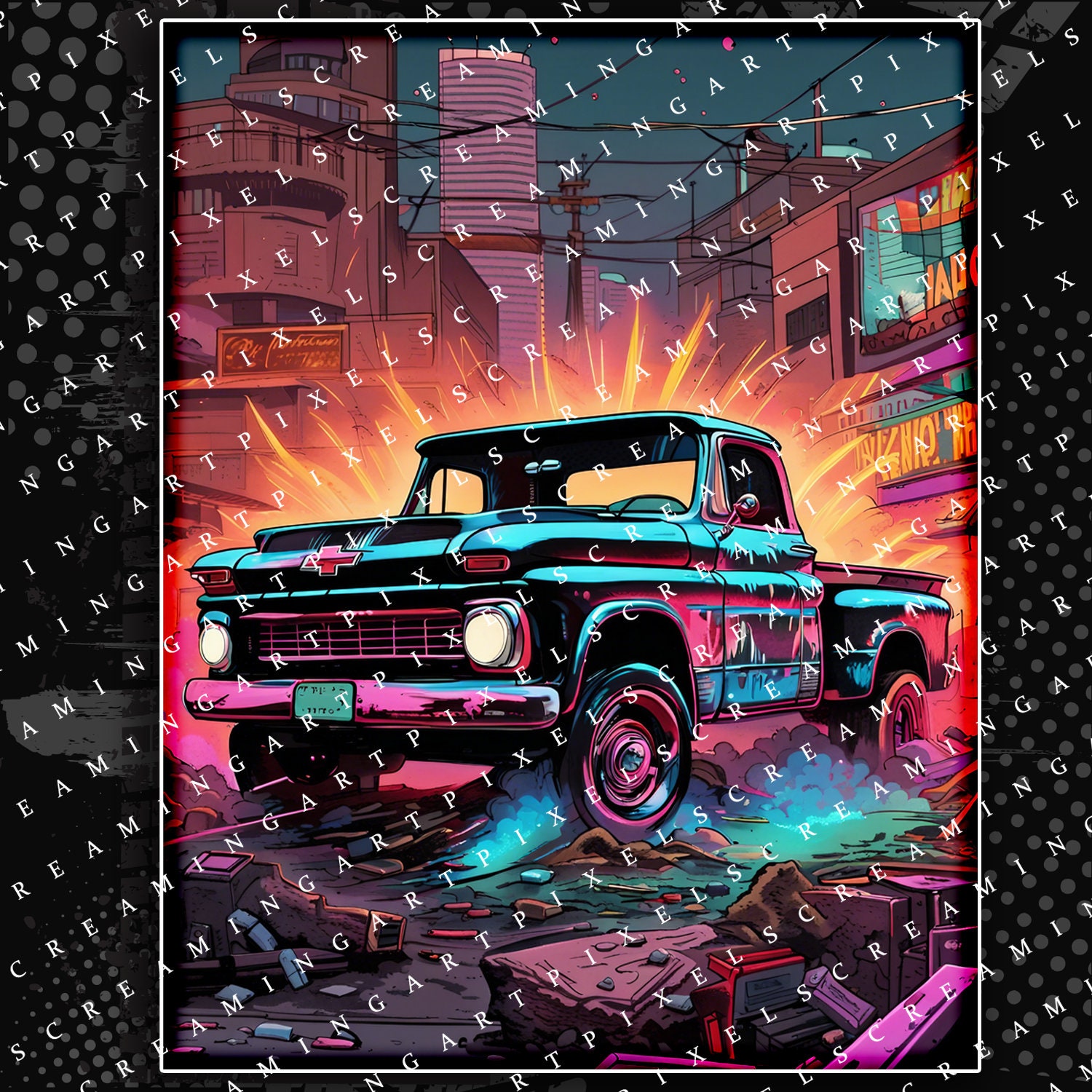 Chevy Apache 3100 Truck, Chevy C10, Squarebody Svg Png, Digital File 4 ...