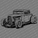 Coupe Hot Rod Deuce Coupe Digital File, 1932 Coupe Silhouette, Hot Rod ...