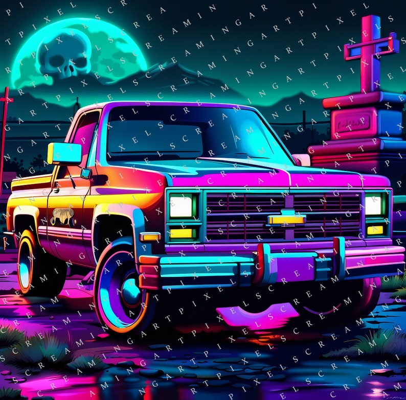 Chevy Squarebody Truck, Chevy C10, Digital File 3 Pack, Halloween ...