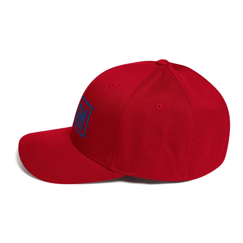 GM Logo Flex Fit, Chevy Truck Hat Structured Twill Cap, Blue Logo ...