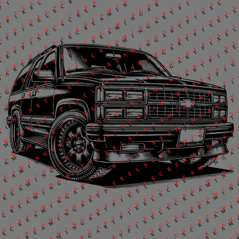Chevy Tahoe, Obs Chevy, Tahoe Nation Digital File, PNG and SVG Files ...