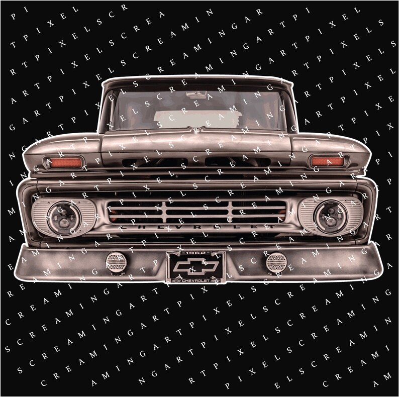 Chevy Apache 3100, First Generation C10 Digital File, an American ...