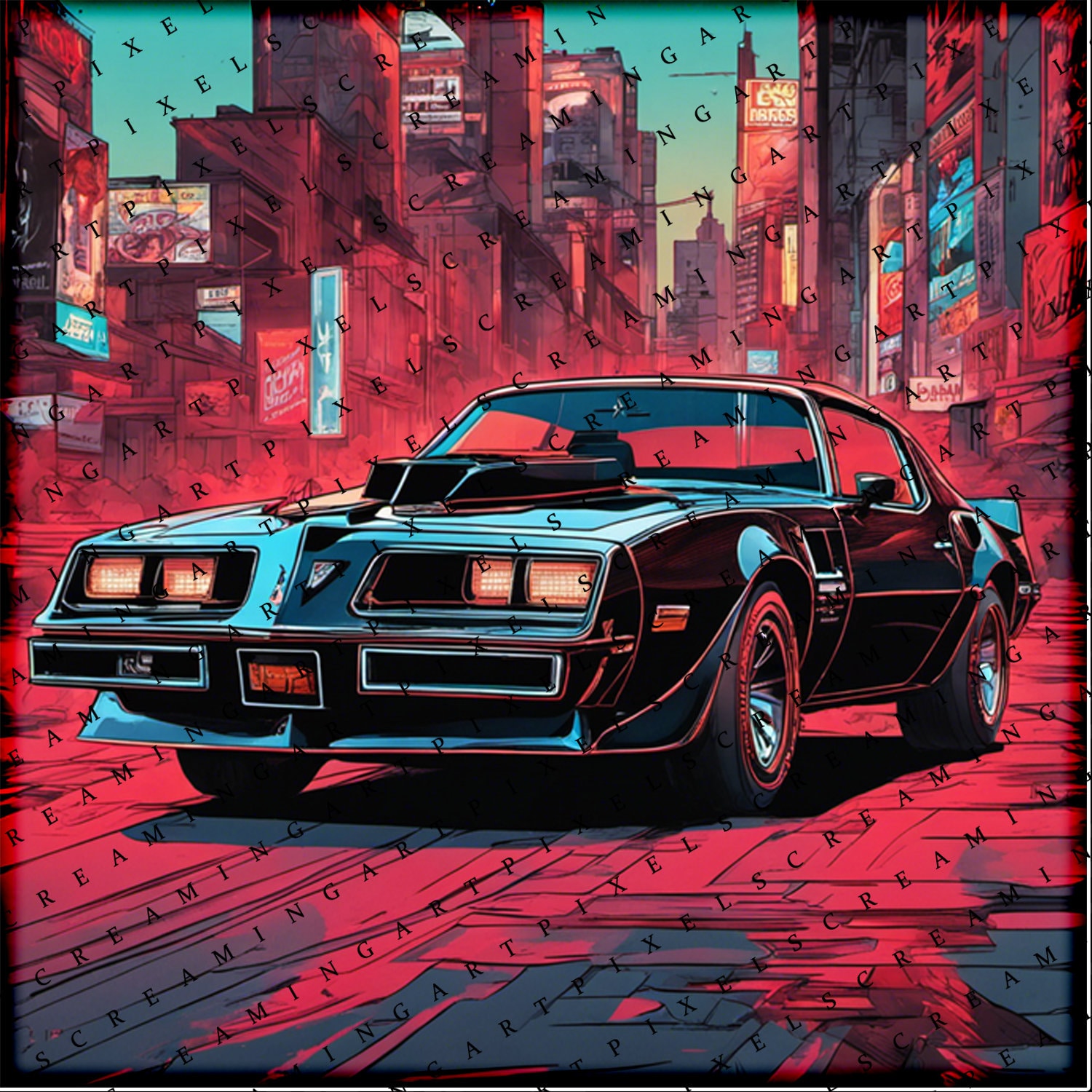 Pontiac Trans Am, Firebird, Bandit Trans Am, Svg and Png, Digital File ...