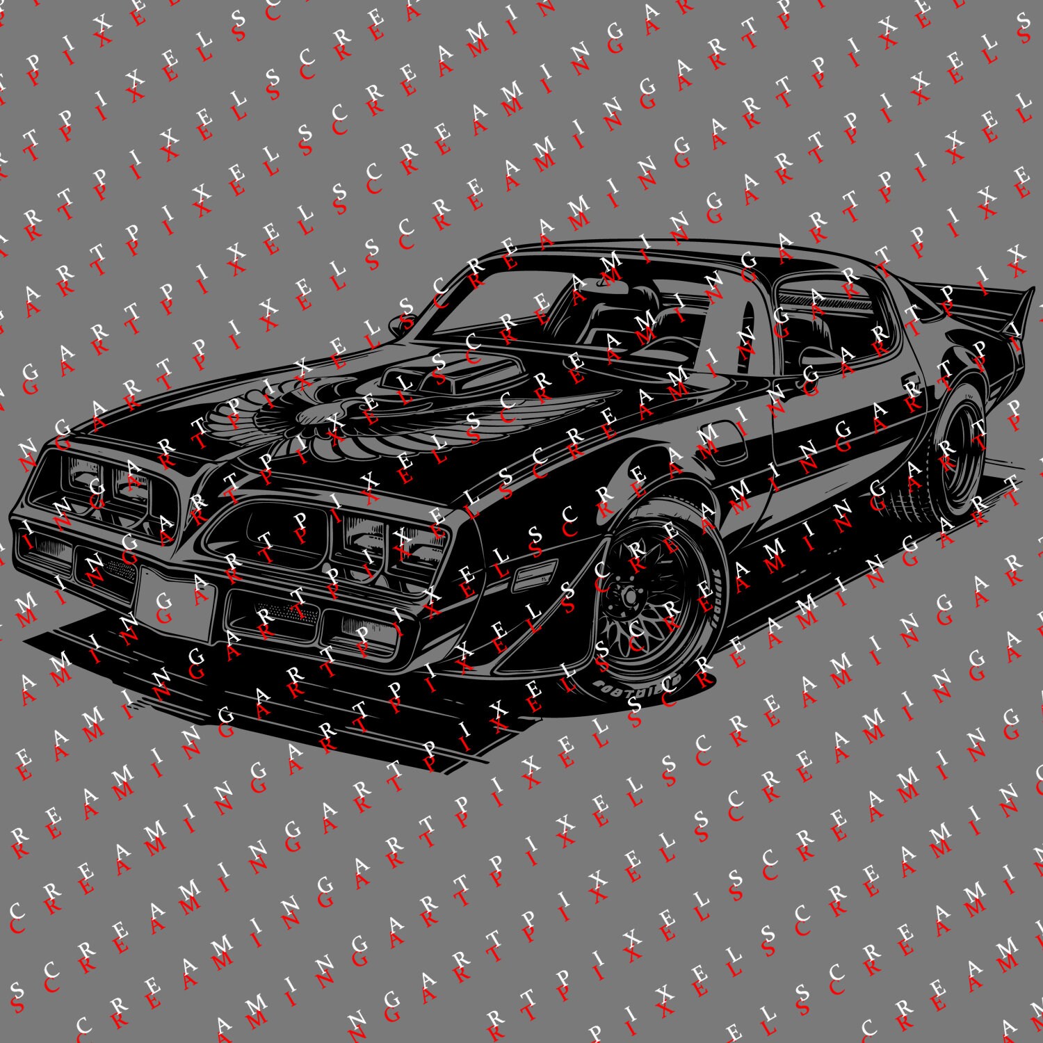 Pontiac Trans Am Digital File, Firebird Pontiac Png File, Firebird, PNG ...