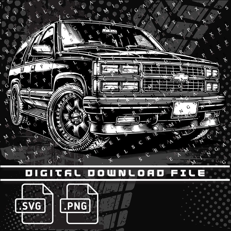 Chevy Tahoe, Obs Chevy, Tahoe Nation Digital File, PNG and SVG Files ...