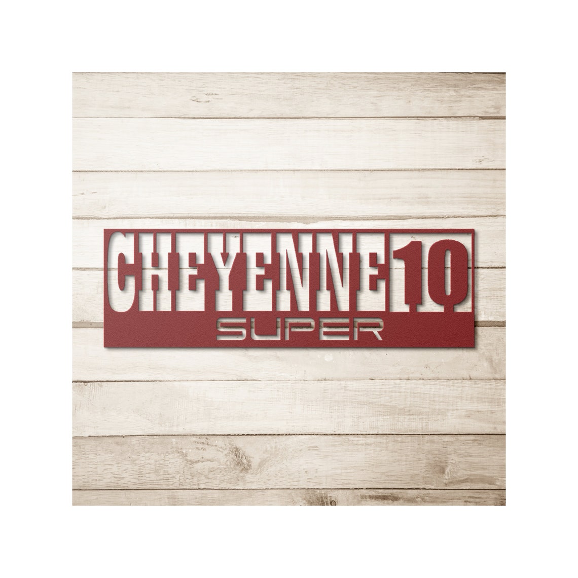 Chevy Cheyenne Super Metal Sign Chevy C10 Chevy Cheyenne - Etsy