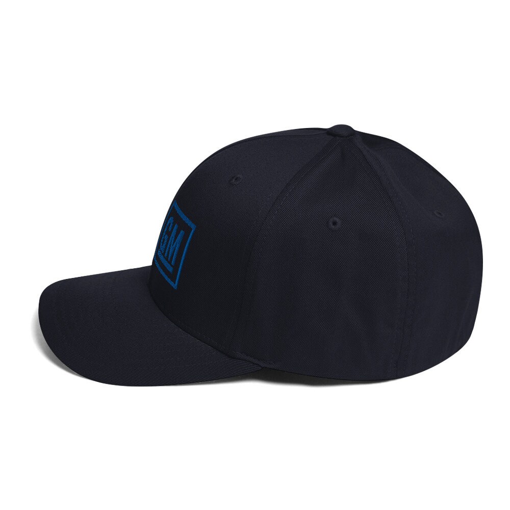 GM Logo Flex Fit, Chevy Truck Hat Structured Twill Cap, Blue Logo ...