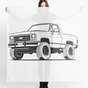 Chevy Squarebody K20 Custom Deluxe Digital File, PNG and SVG Files ...