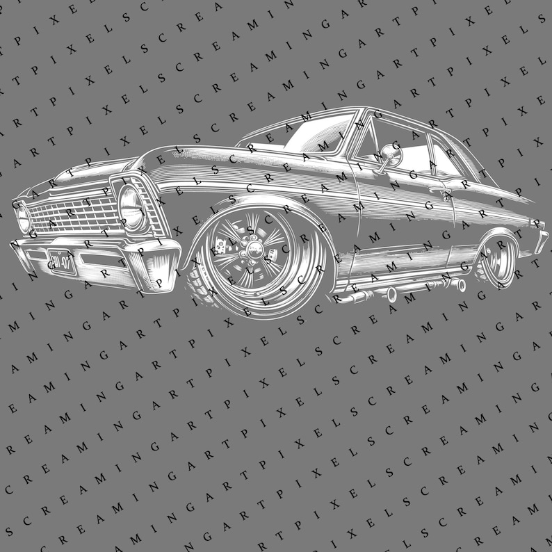 1967 Chevy Nova Ss Digital File 67 Nova Png File Chevy Nova - Etsy