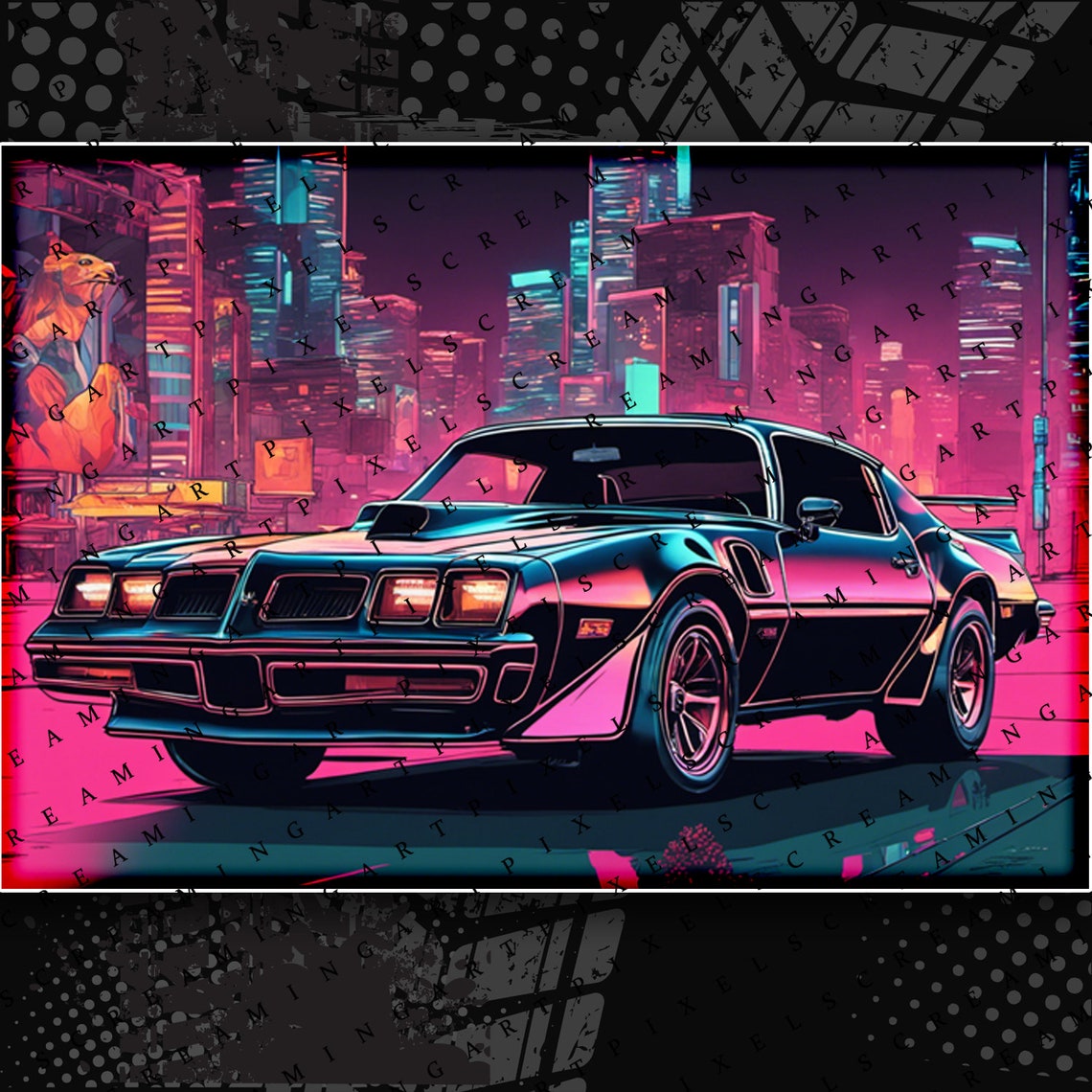 Pontiac Trans Am, Firebird, Bandit Trans Am, Svg and Png, Digital File ...