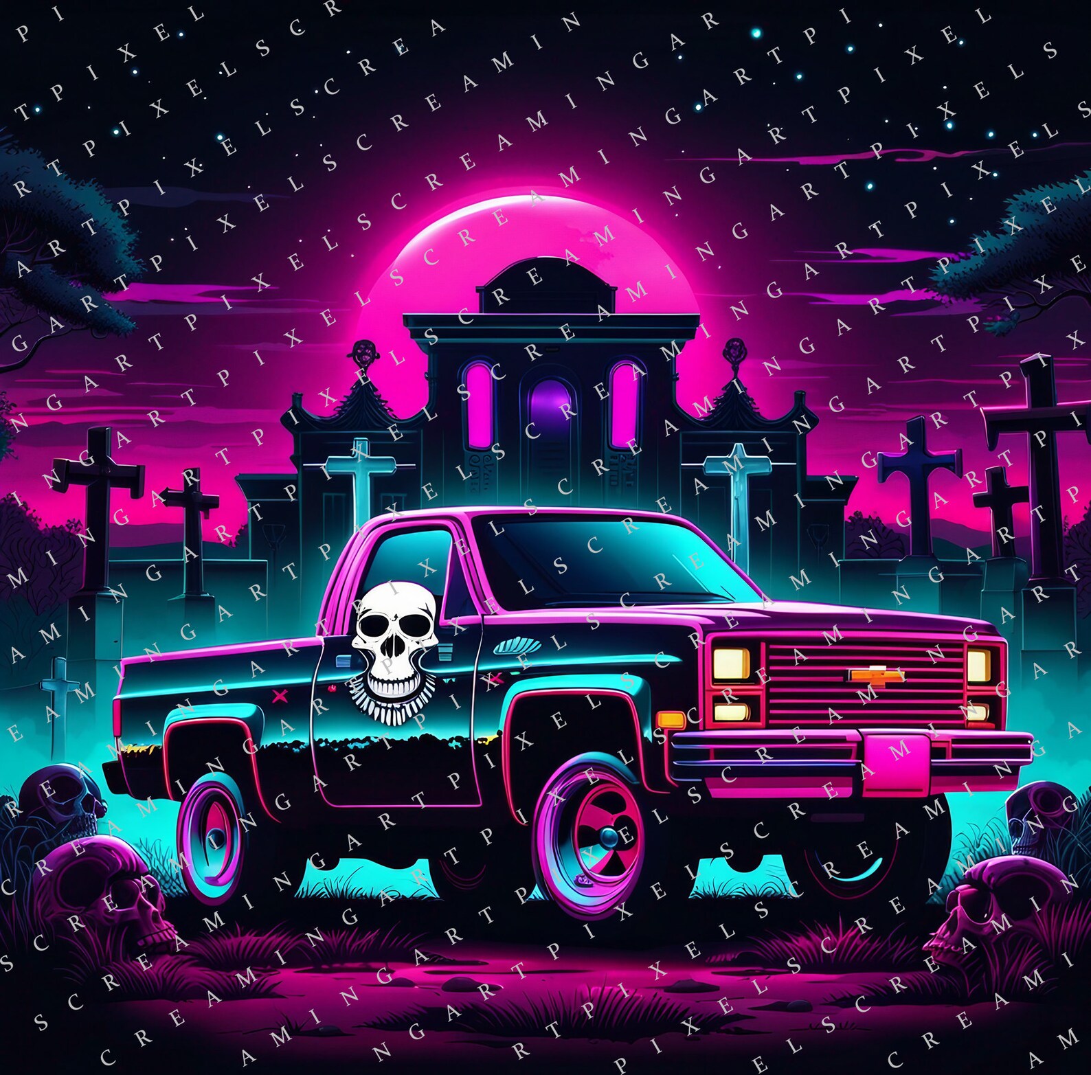 Chevy Squarebody Truck, Chevy C10, Digital File 3 Pack, Halloween ...