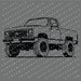 Chevy Squarebody K20 Custom Deluxe Digital File, PNG and SVG Files ...
