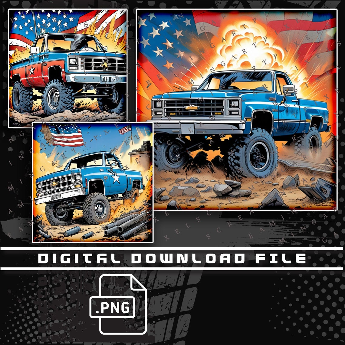 1985 K20 Squarebody, Squarebody Chevy Offroad 3 Pack, War Scene ...