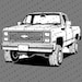 Chevy Squarebody K20 Custom Deluxe Digital File, PNG and SVG Files ...