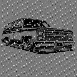 Chevy Suburban Squarebody Png File, Burb Life, Suburban Svg, PNG and ...
