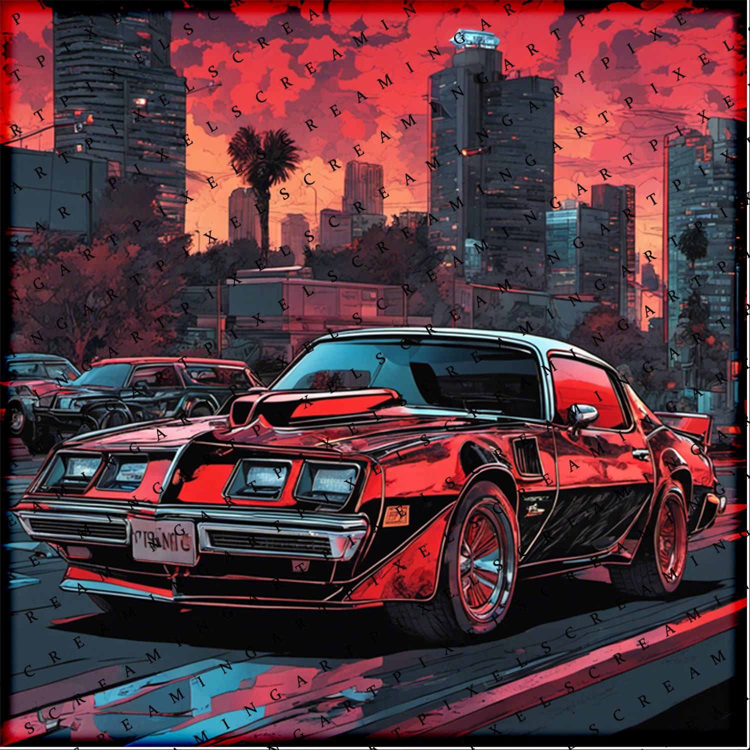 Pontiac Trans Am, Firebird, Bandit Trans Am, Svg and Png, Digital File ...