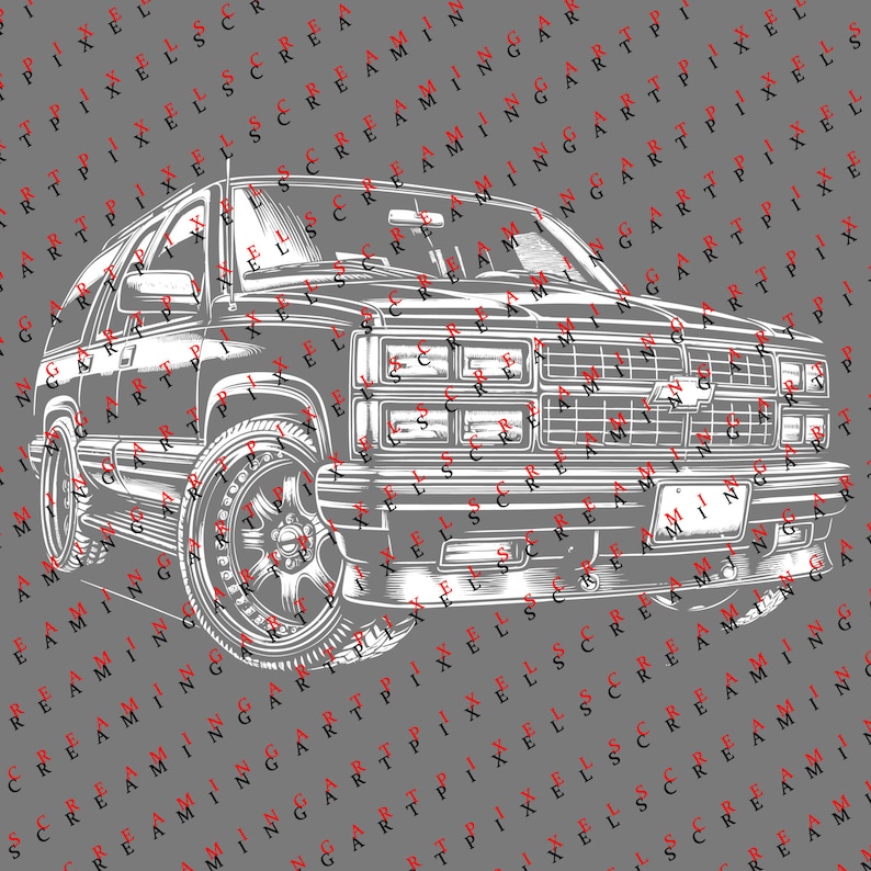Chevy Tahoe, Obs Chevy, Tahoe Nation Digital File, PNG and SVG Files ...