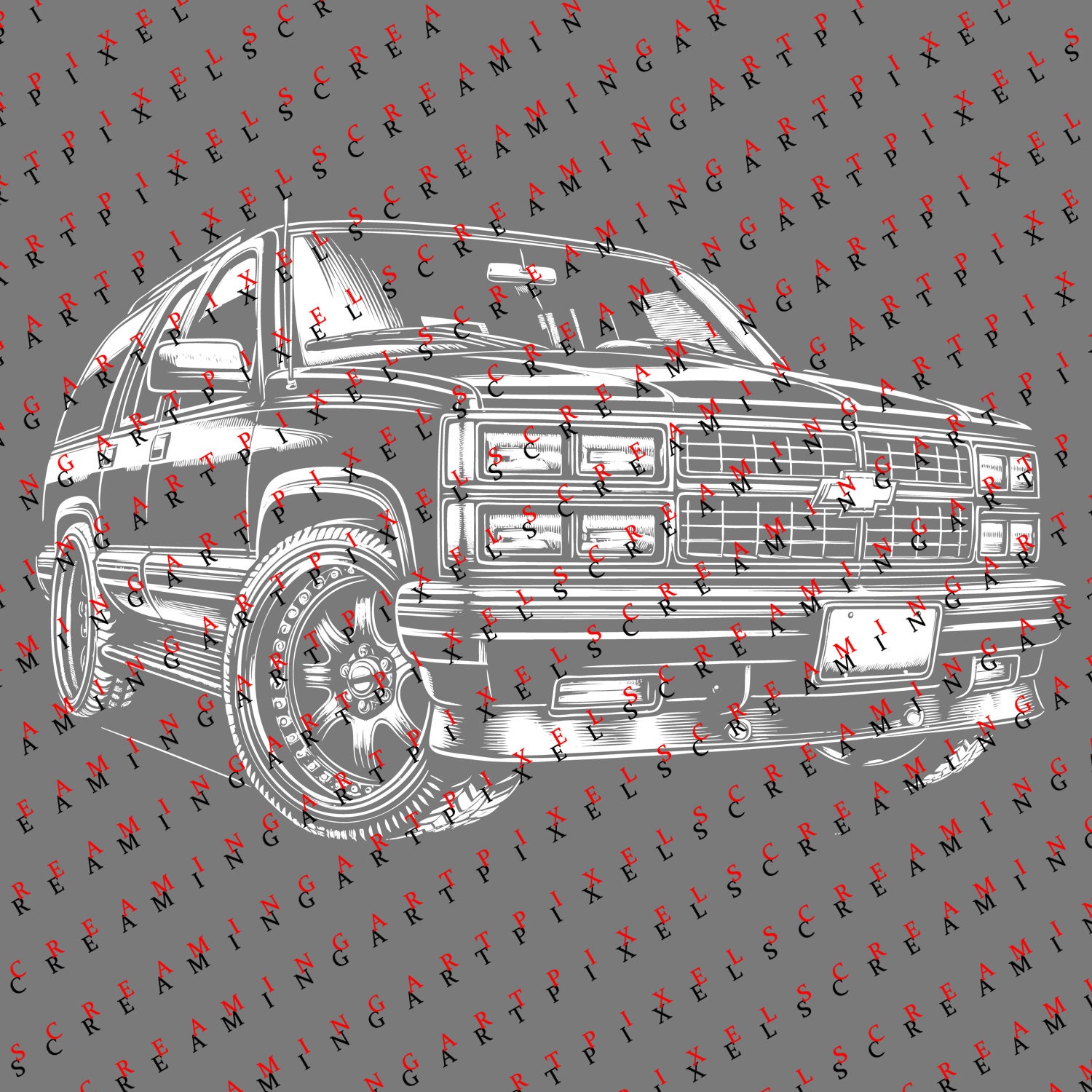 Chevy Tahoe, Obs Chevy, Tahoe Nation Digital File, PNG and SVG Files ...