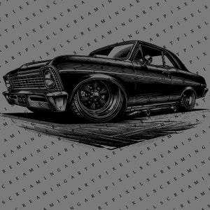 1967 Chevy Nova Ss Digital File, 67 Nova Png File, Chevy Nova Ss, PNG ...