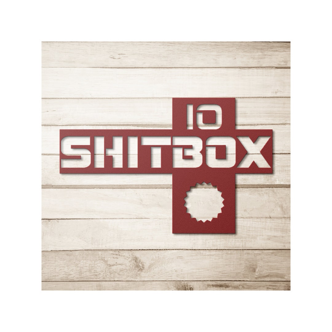 Shitbox Metal Sign - Chevy Truck, Chevy C10, Squarebody, Square Body ...