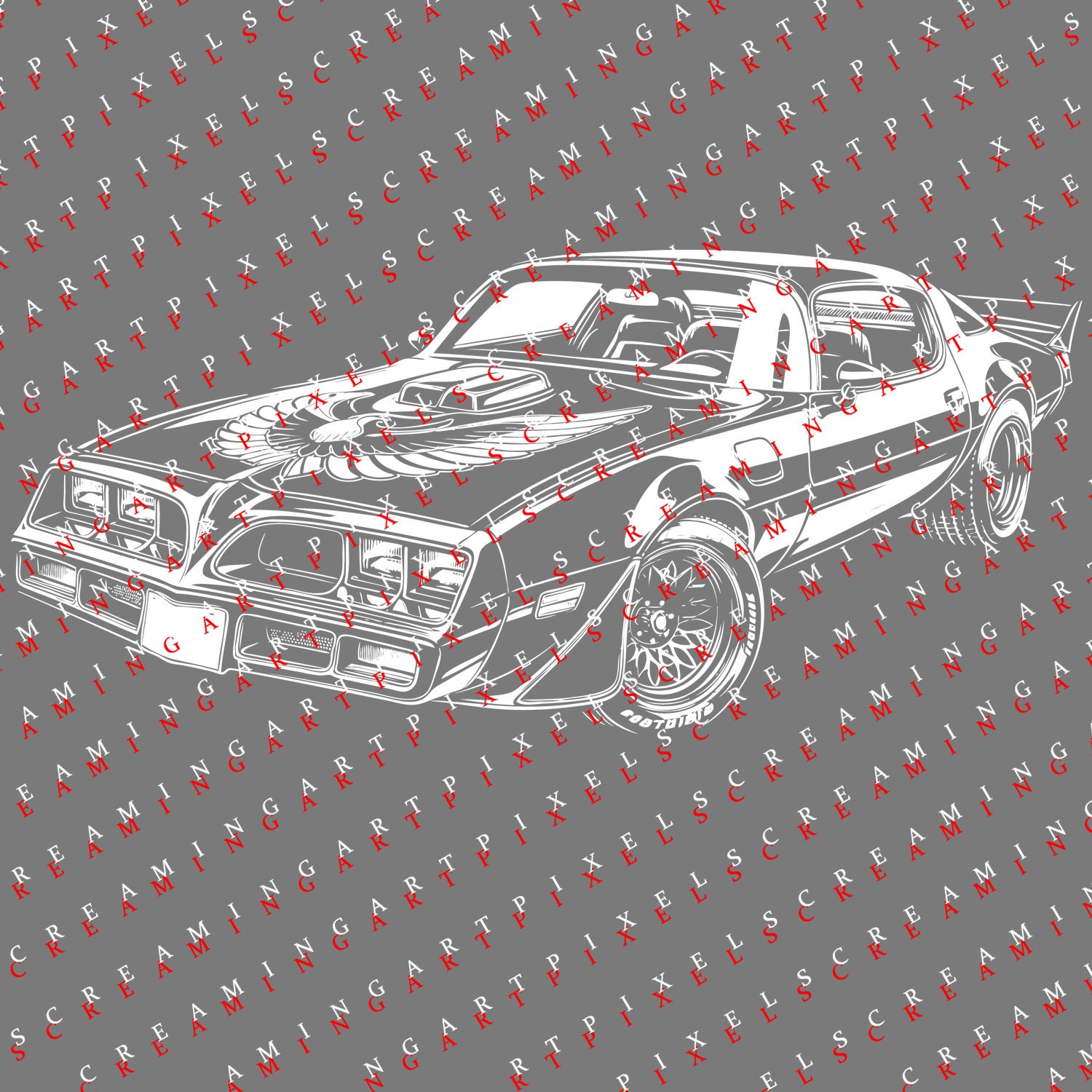 Pontiac Trans Am Digital File, Firebird Pontiac Png File, Firebird, PNG ...