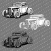 Coupe Hot Rod Deuce Coupe Digital File, 1932 Coupe Silhouette, Hot Rod ...