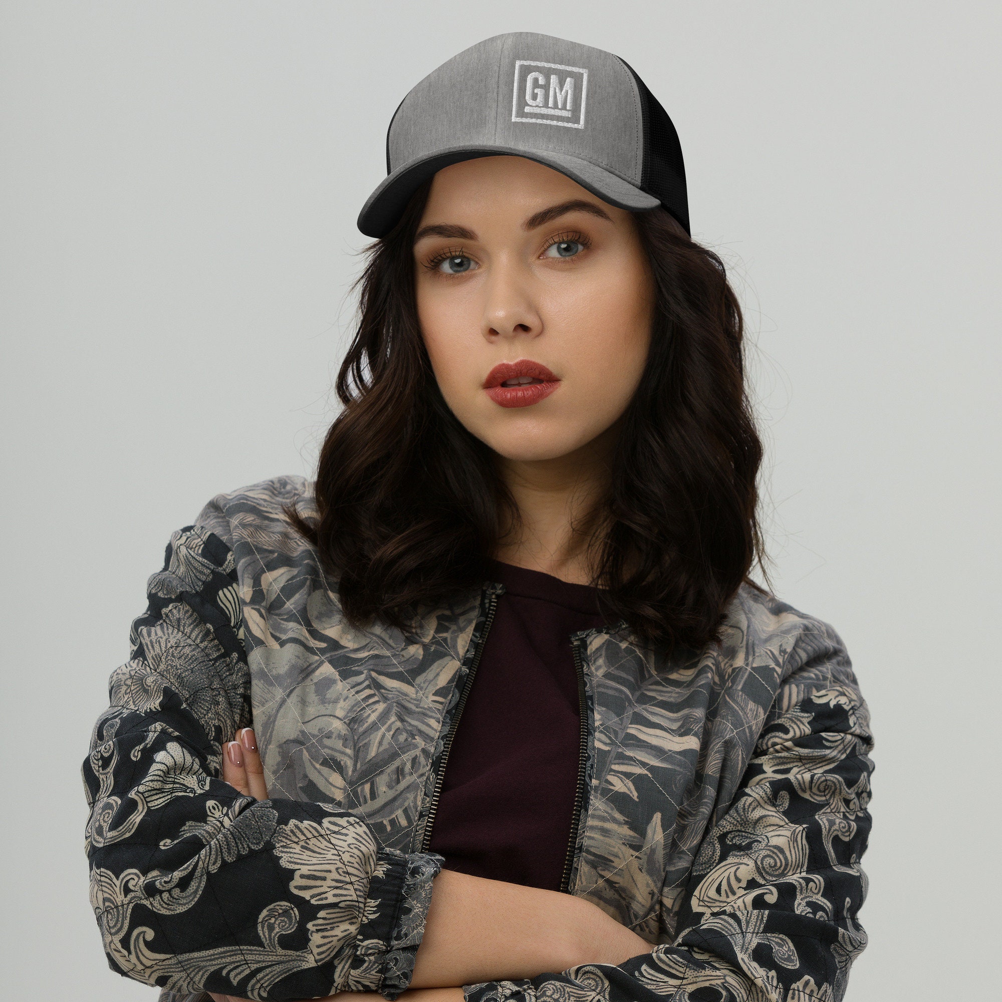 GM Logo Trucker Cap, Chevy Truck Hat - Etsy