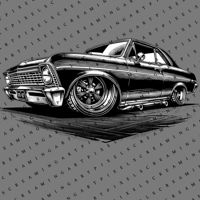 1967 Chevy Nova Ss Digital File, 67 Nova Png File, Chevy Nova Ss, PNG ...