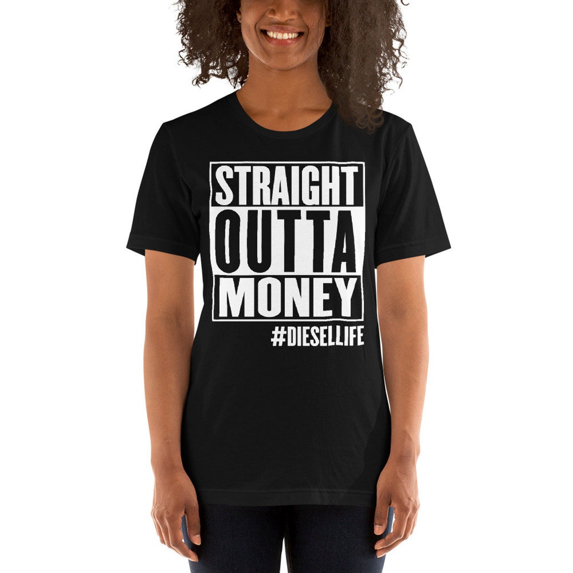 STRAIGHT OUTTA MONEY Diesel Shirt Diesel T Shirt Diesel - Etsy