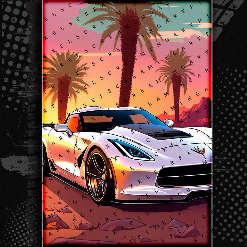 Chevy Corvette, C5, C6, Corvette Svg Png, Digital File 3 Pack, Desert ...