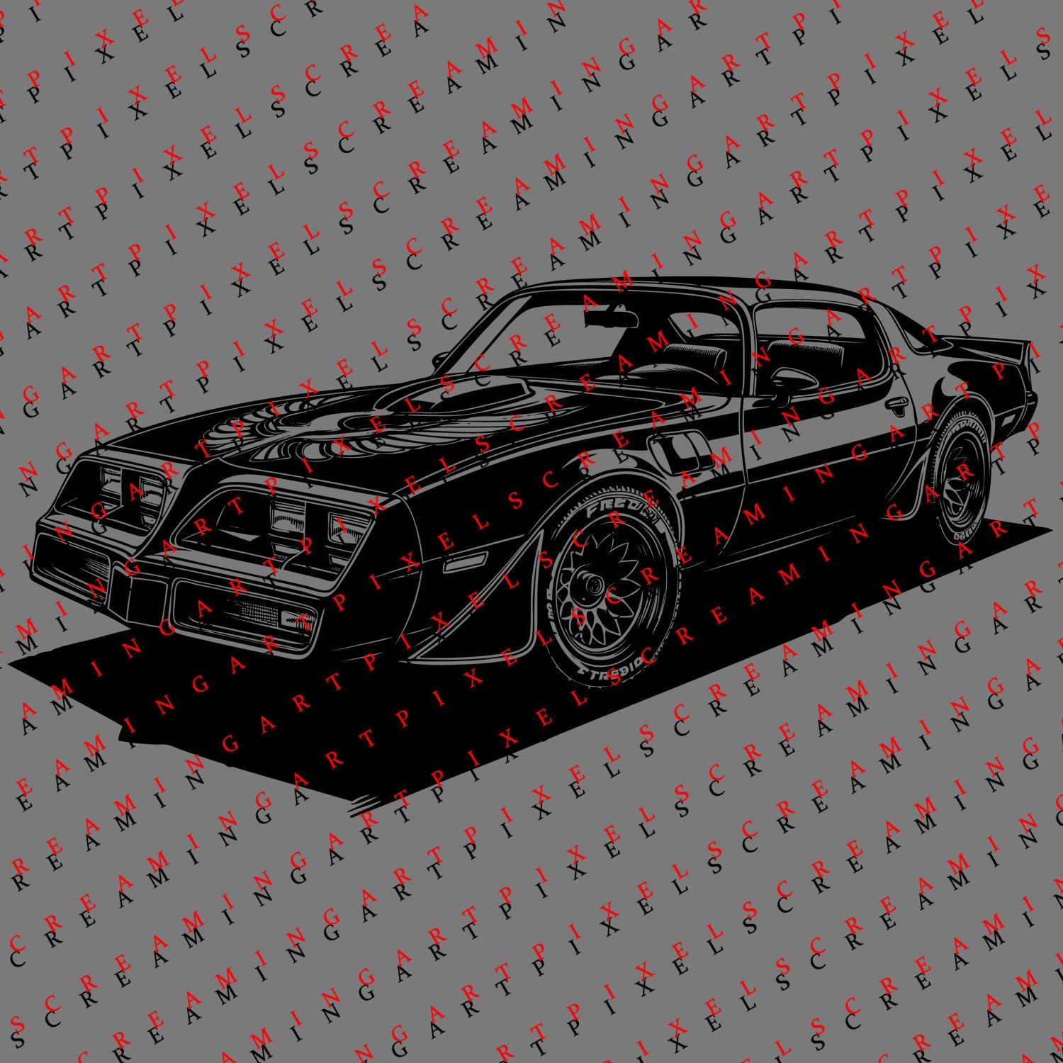 Pontiac Trans Am Digital File, Firebird Pontiac Png File, Firebird, PNG ...