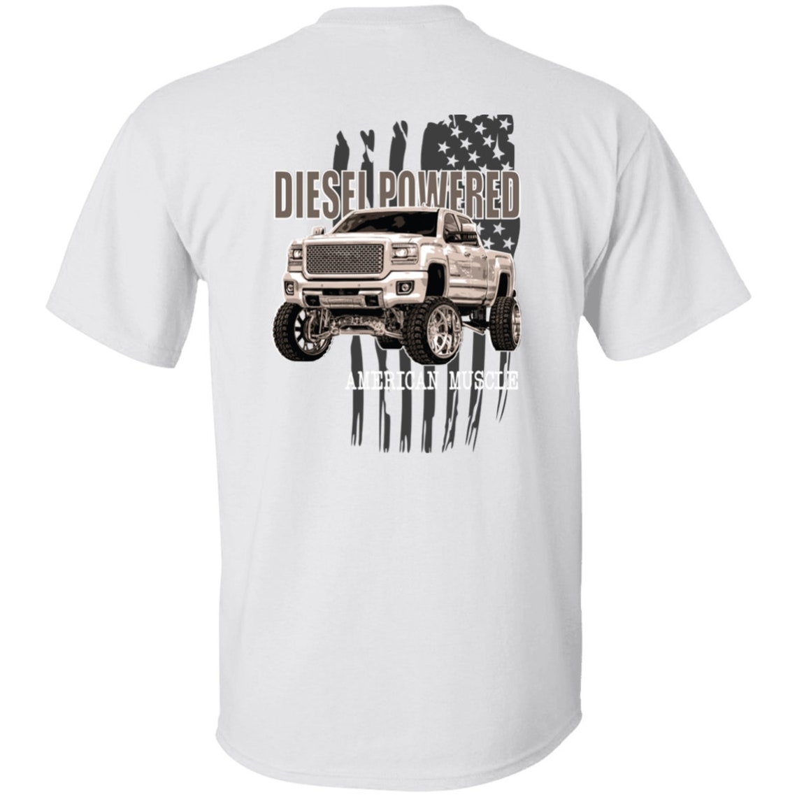 Diesel Powered Duramax American Flag USA FLAG Duramax - Etsy