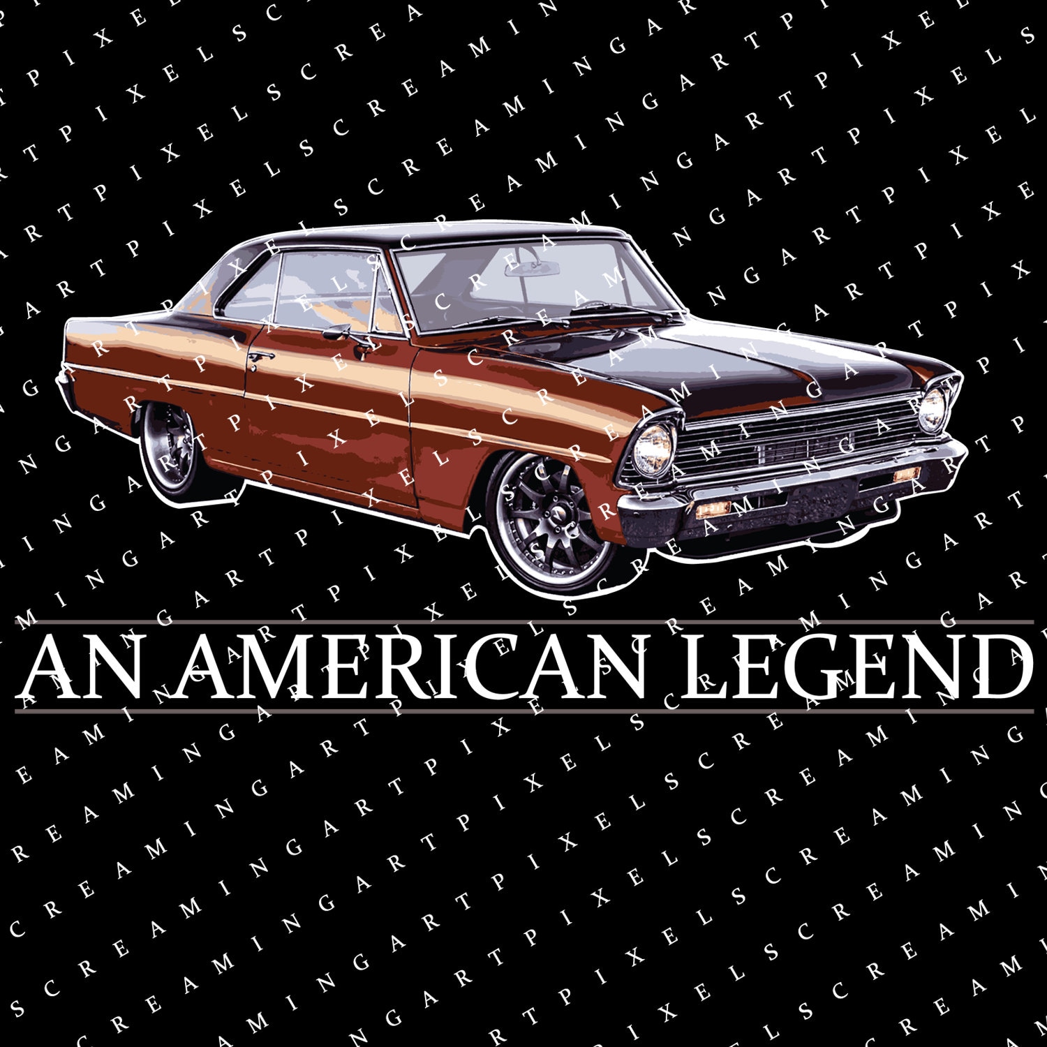 Chevy Nova PNG, an American Legend, Digital File, Png and SVG File ...