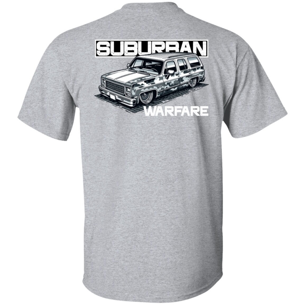 Suburban Warfare Winter Camouflage Chevy Squarebody Nation Burb T-shirt ...