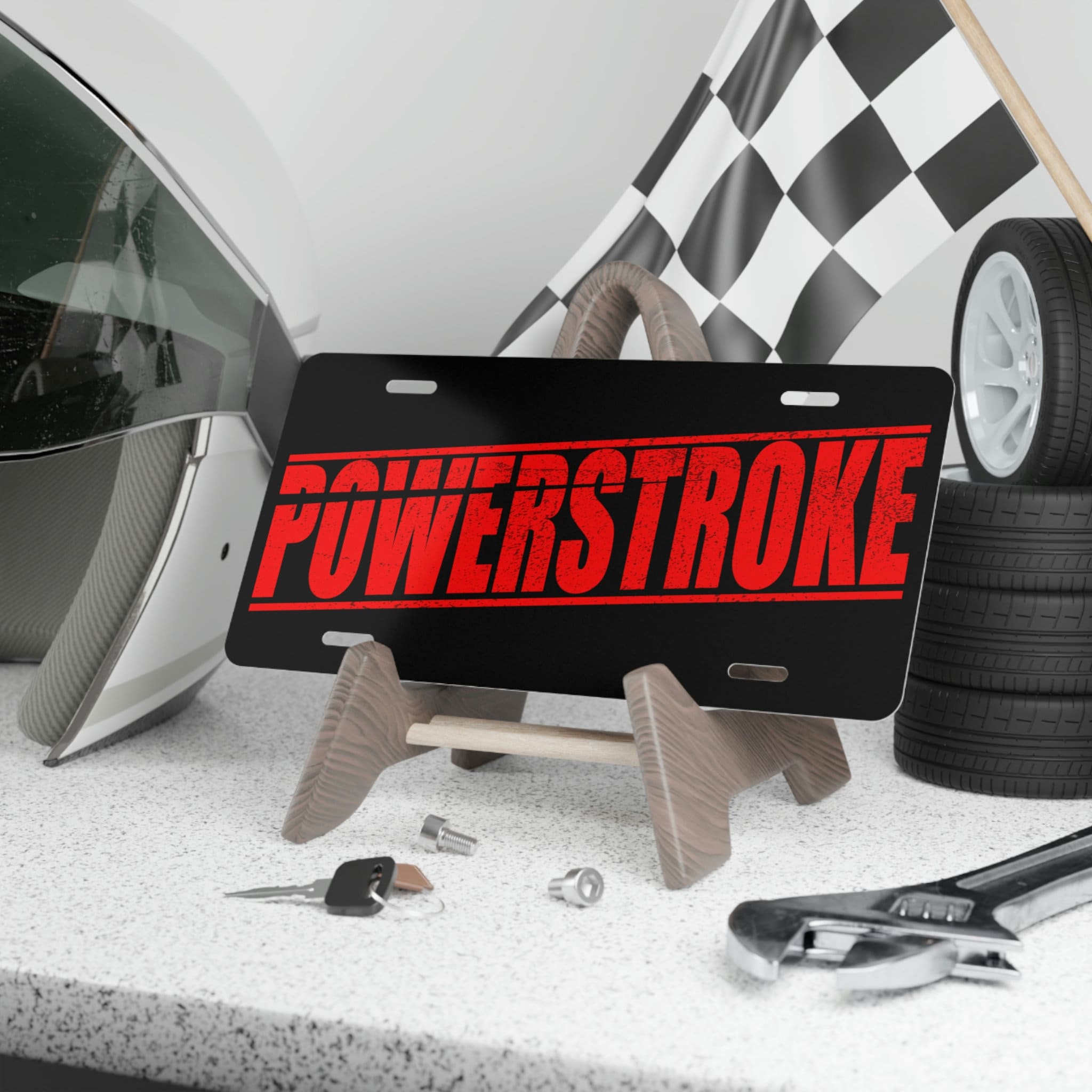 Ford License Plate Screws Ford Power Stroke Turbo Diesel 6.0 V8 Vanity ...