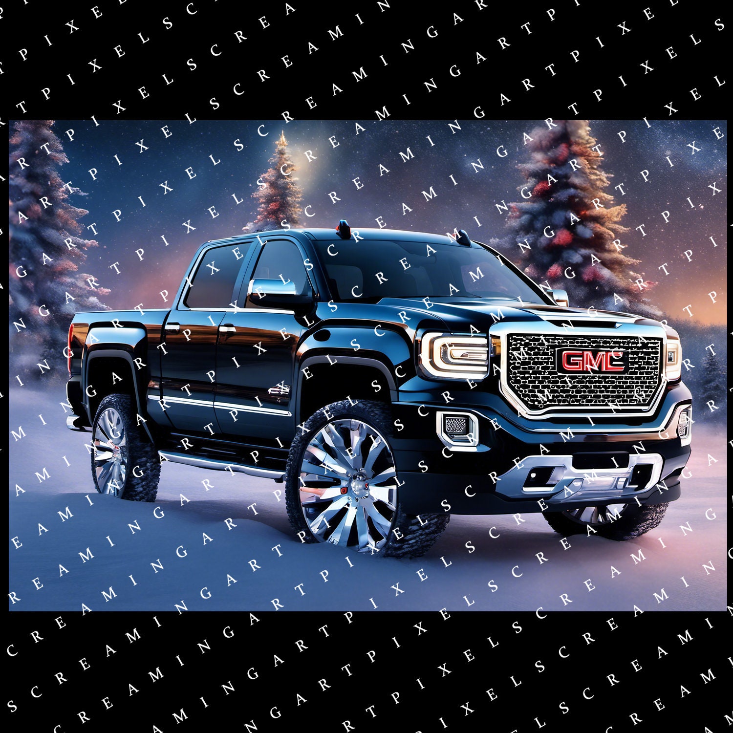 2017 GMC 1500, GMC Denali Truck 4 Pack, Duramax Diesel Truck, Christmas ...