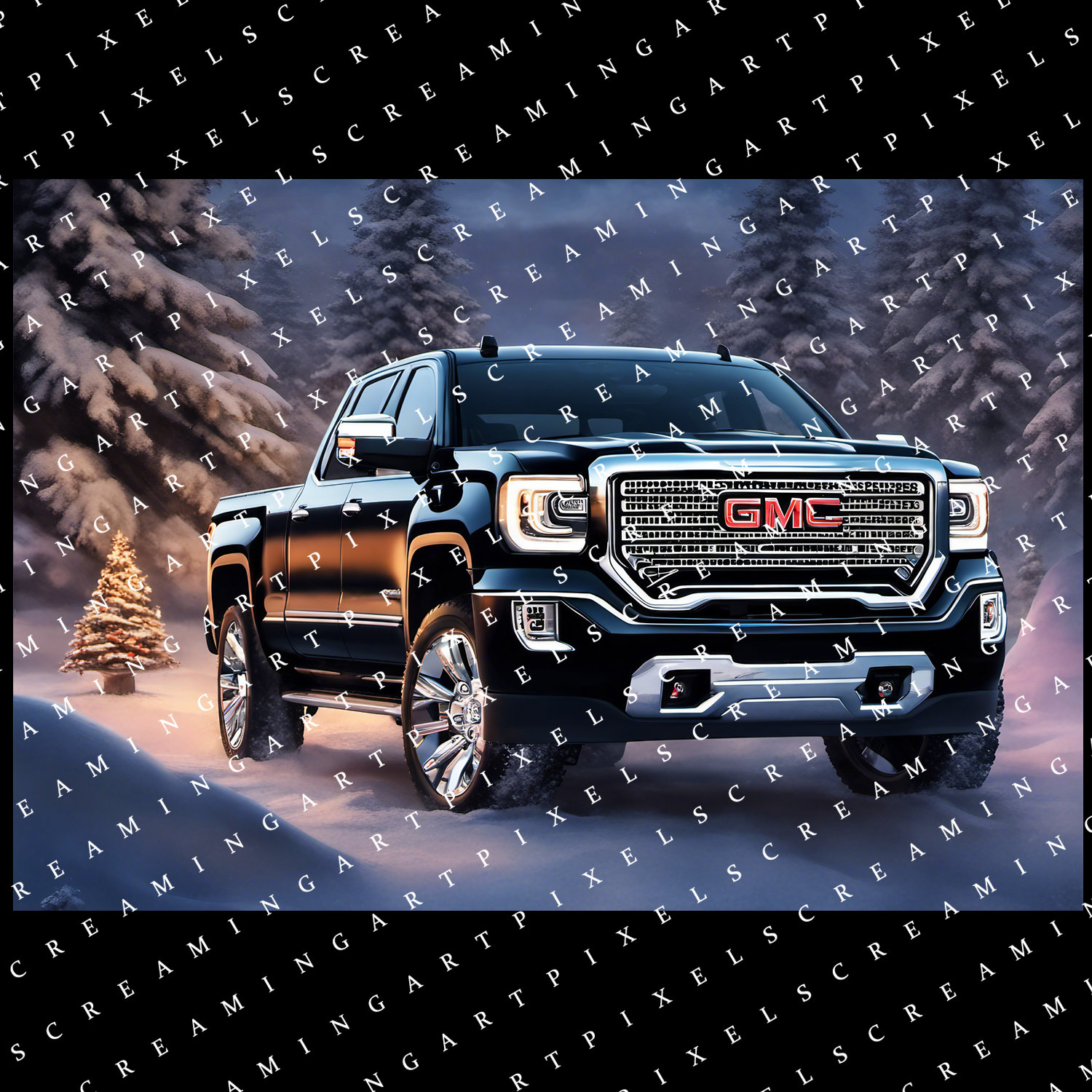 2017 GMC 1500, GMC Denali Truck 4 Pack, Duramax Diesel Truck, Christmas ...