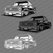 Chevy Squarebody Slammed C10 Digital File, PNG and SVG Files, Chevy C10 ...