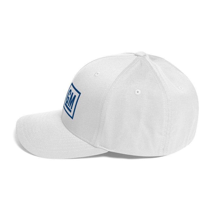 GM Logo Flex Fit, Chevy Truck Hat Structured Twill Cap, Blue Logo ...