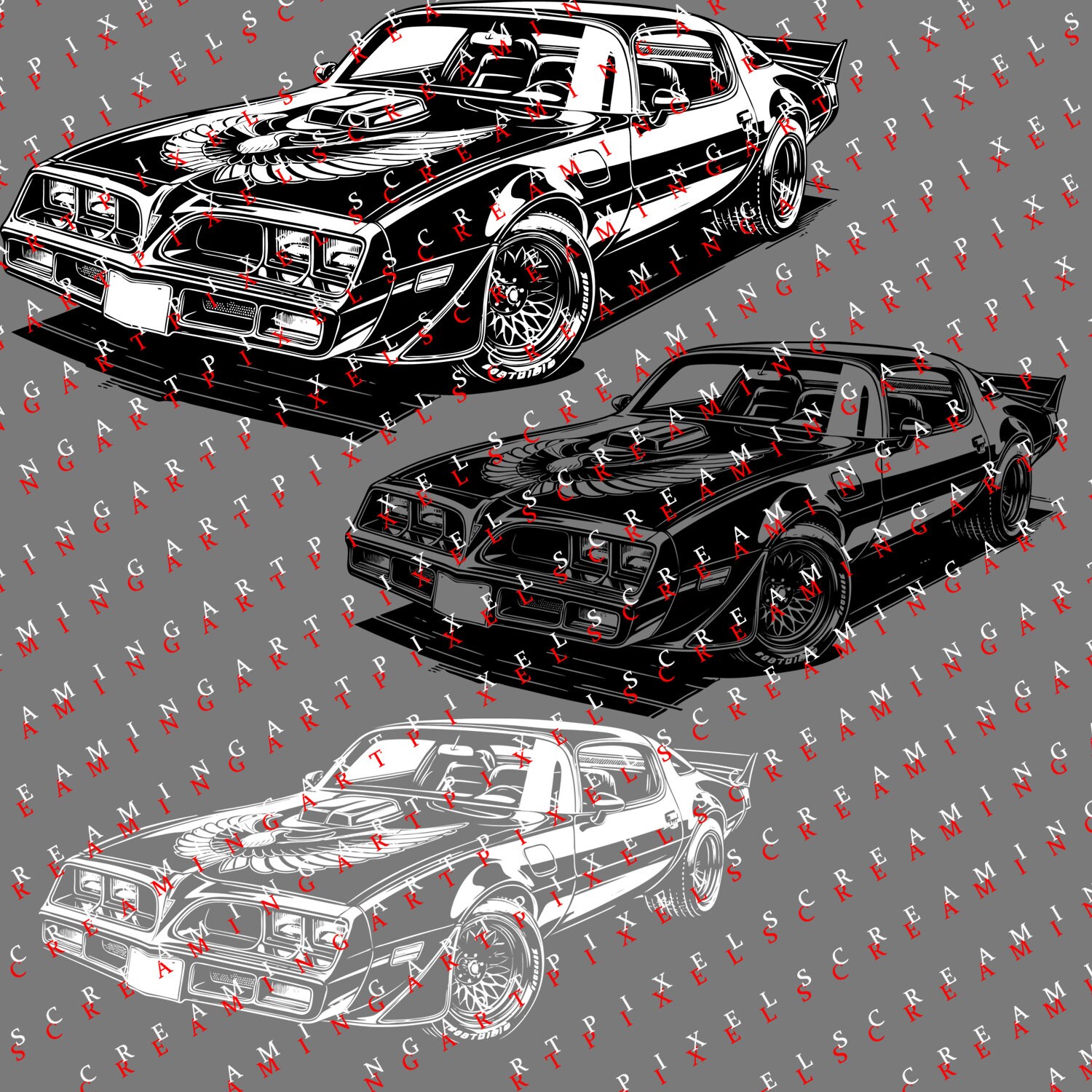 Pontiac Trans Am Digital File, Firebird Pontiac Png File, Firebird, PNG ...