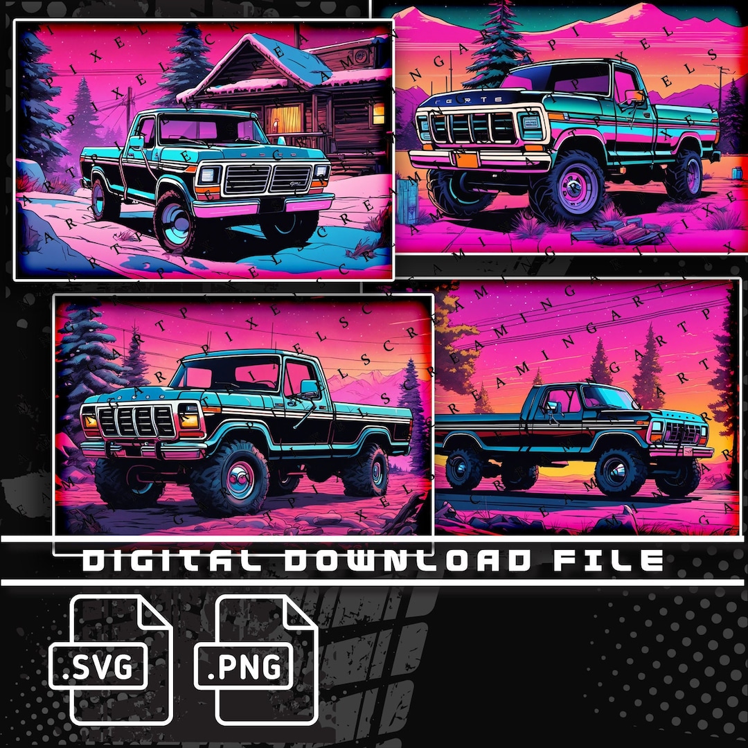 Ford Dentside Truck, Highboy Christmas Scene, Powerstroke Diesel ...