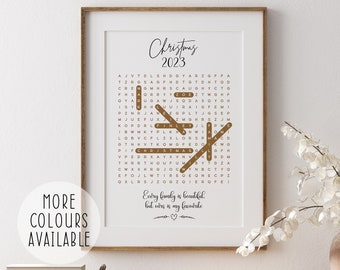 Personalised - Word Search - Print - Etsy