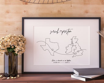 Long Distance Art | Etsy